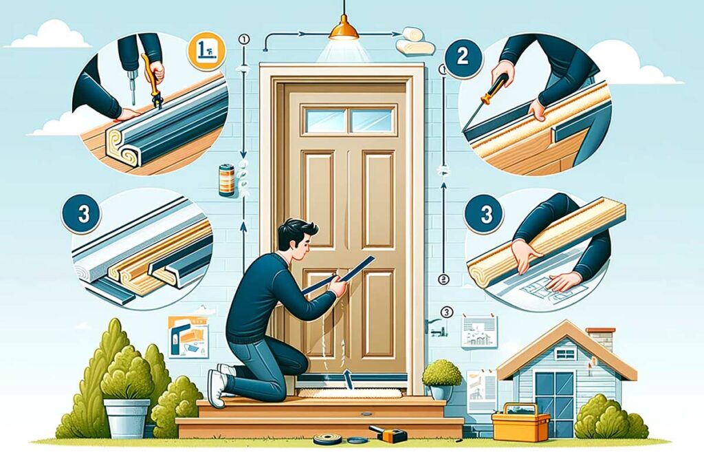 Isolation maison : Techniques pour isoler une porte efficacement