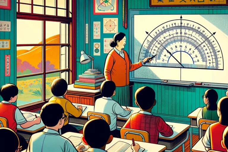 Éducation : Utiliser un rapporteur pour mesurer des angles